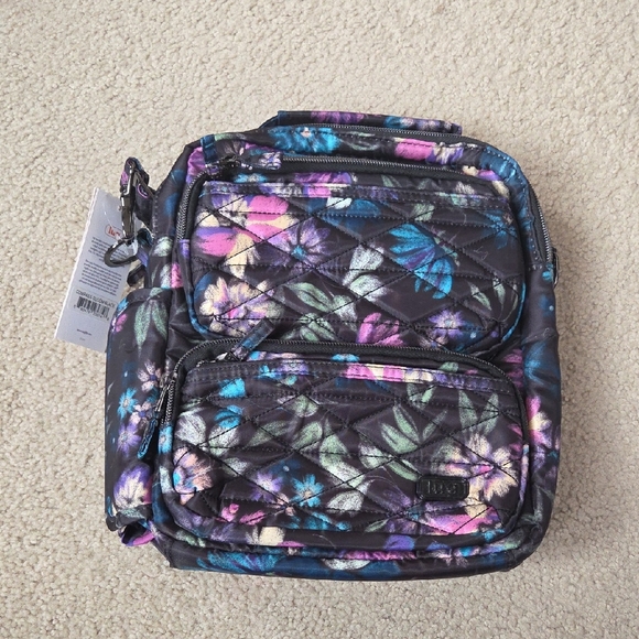 lug | Bags | Nwt Lug Compass In Bloom Black | Poshmark